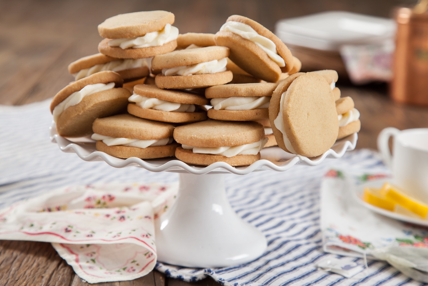 Earl Grey and Vanilla Sandwich Cookies