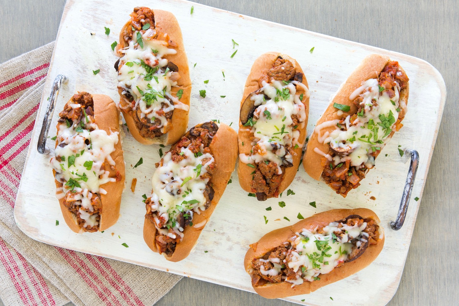 Italian Beef-and-Sausage Subs