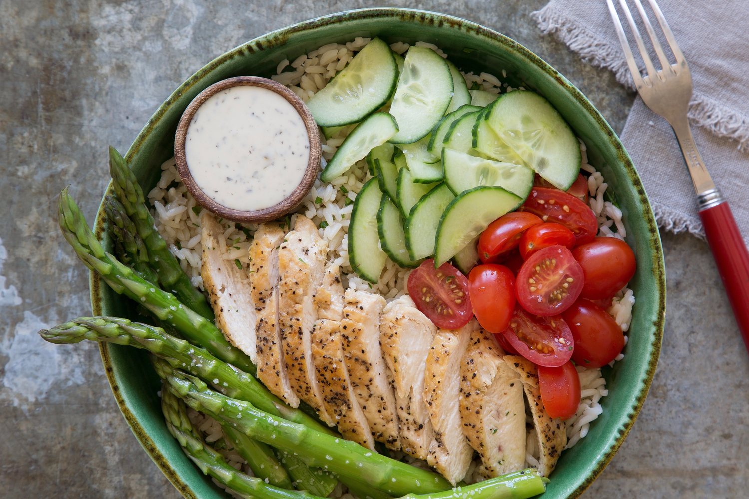 Green Goddess Rice Bowls