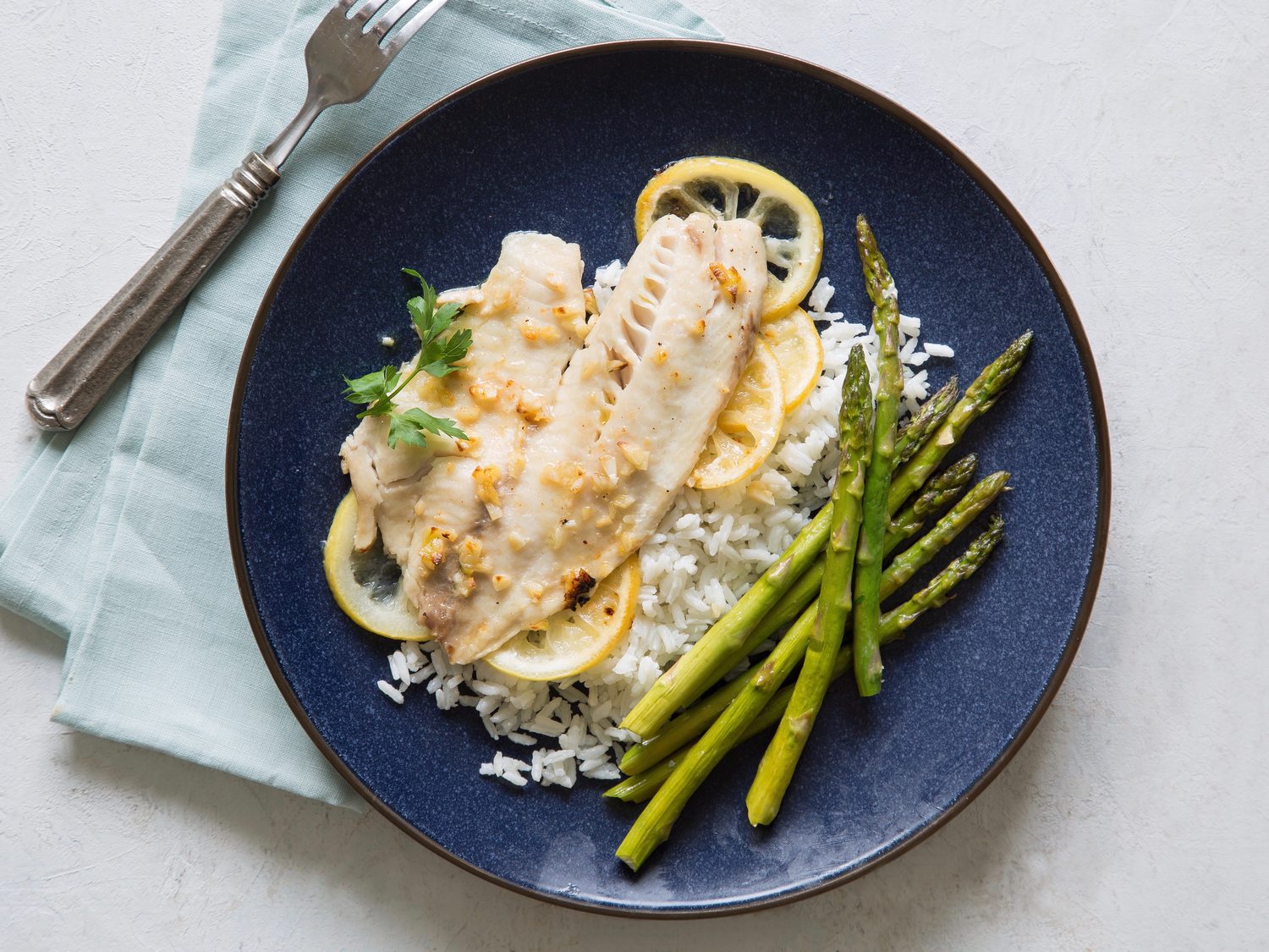 Sheet Pan Lemon-Roasted Fish and Asparagus