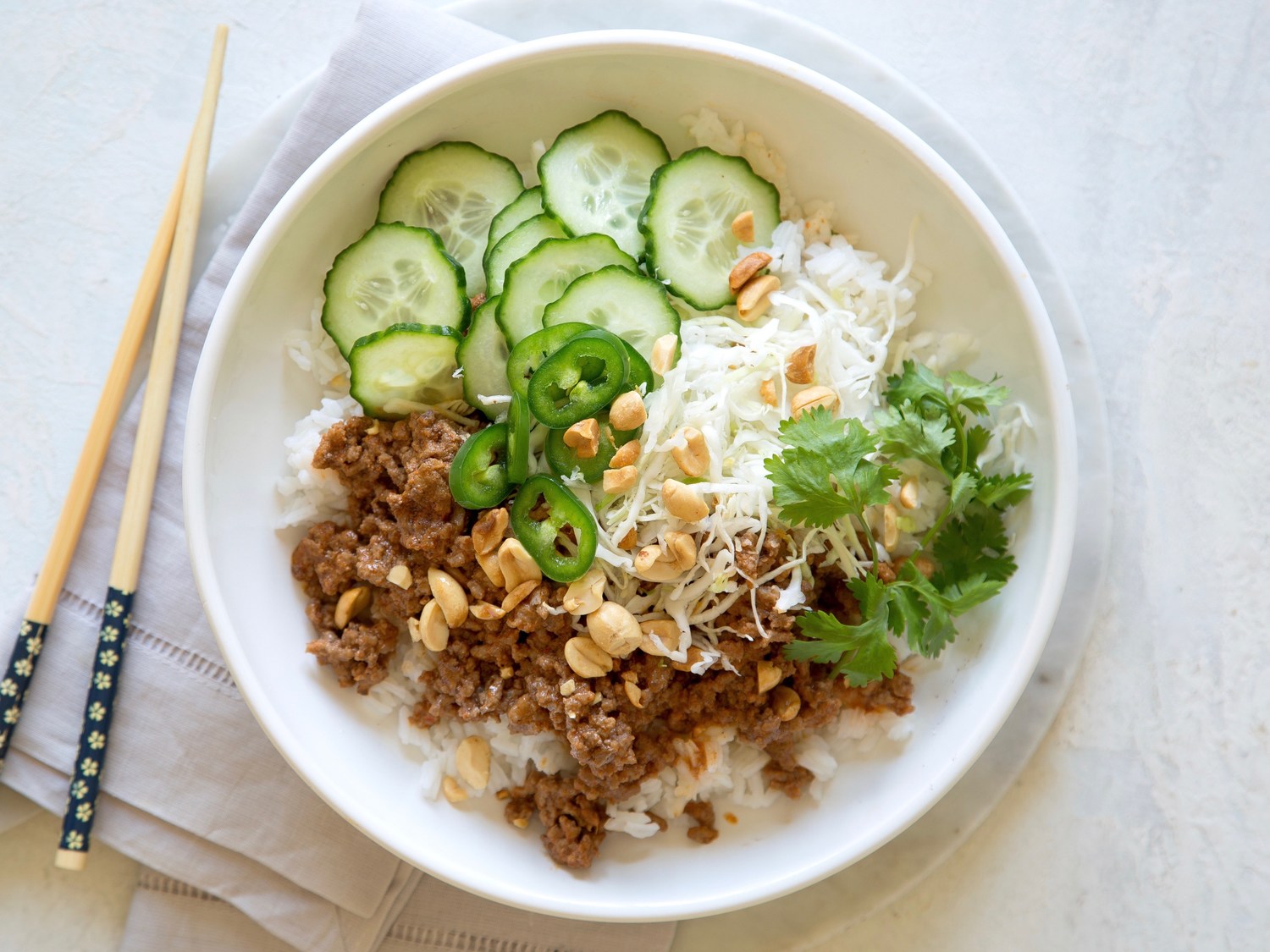 Asian Beef and Rice Bowls
