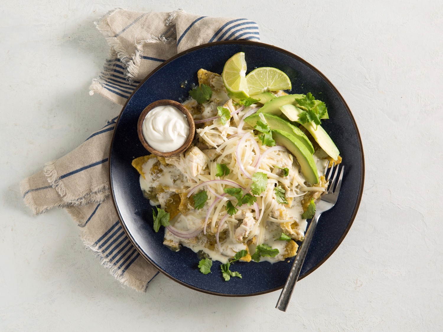 Chicken-Queso Nacho Stack