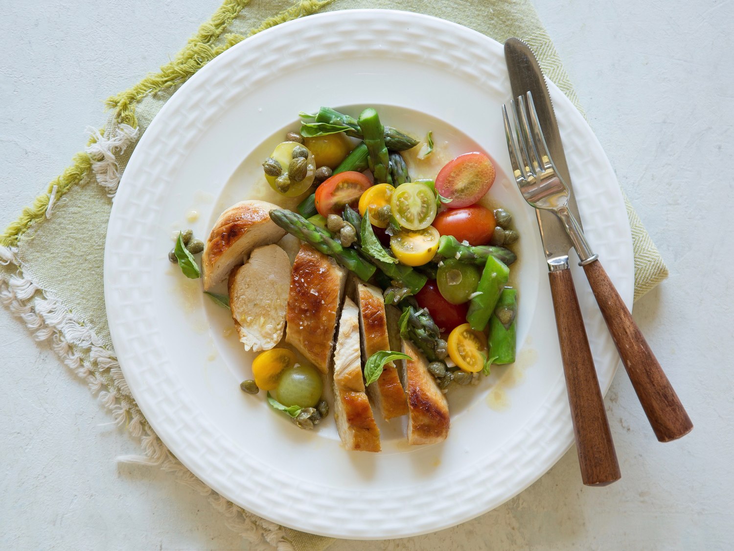 Chicken and Spring Vegetable Salad