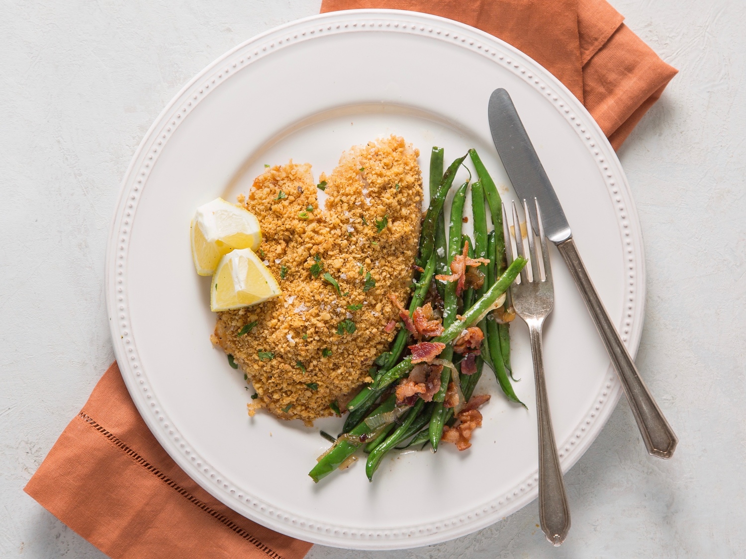 Walnut-Crusted Tilapia