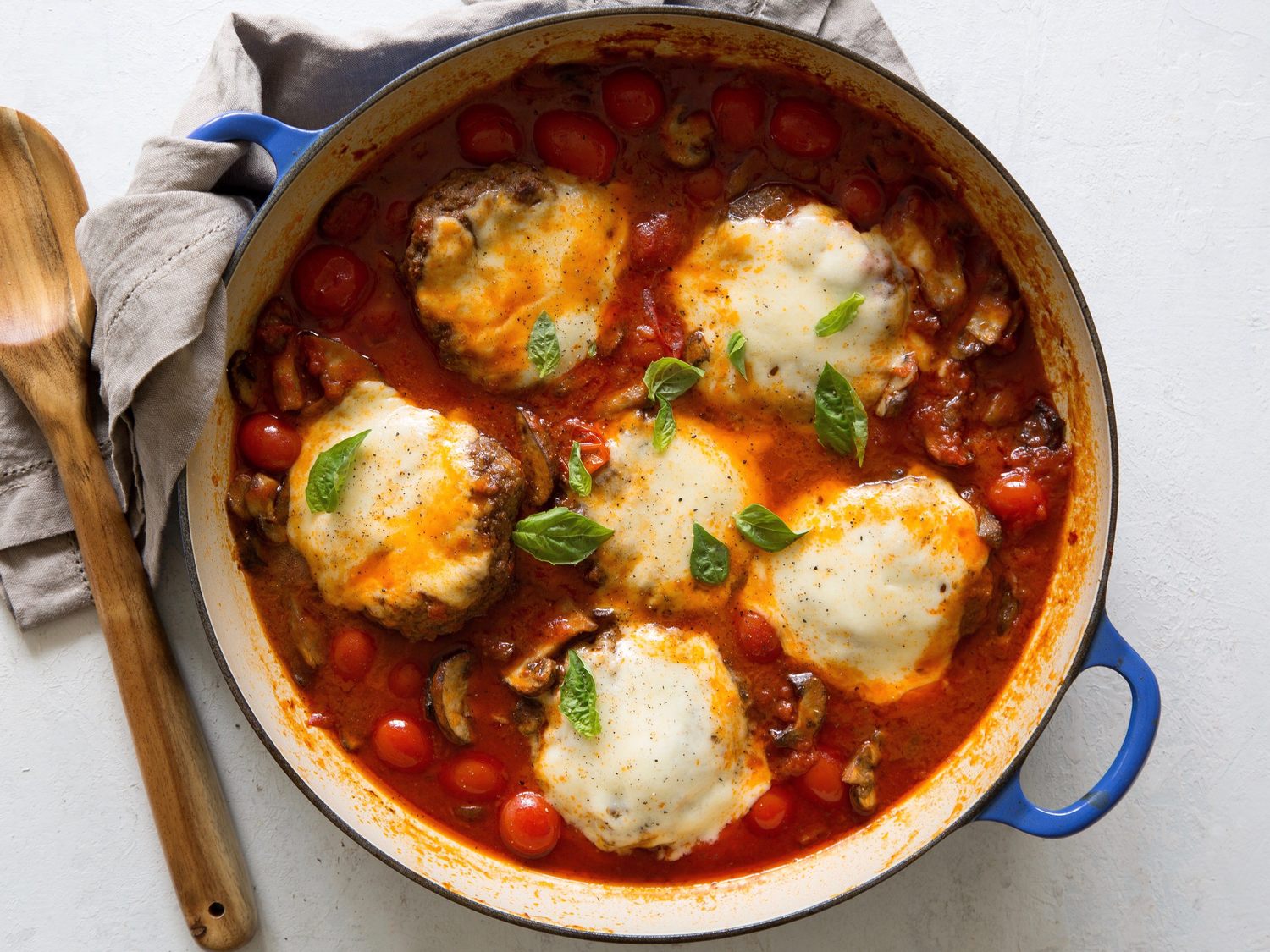 Mozzarella Burgers Marinara