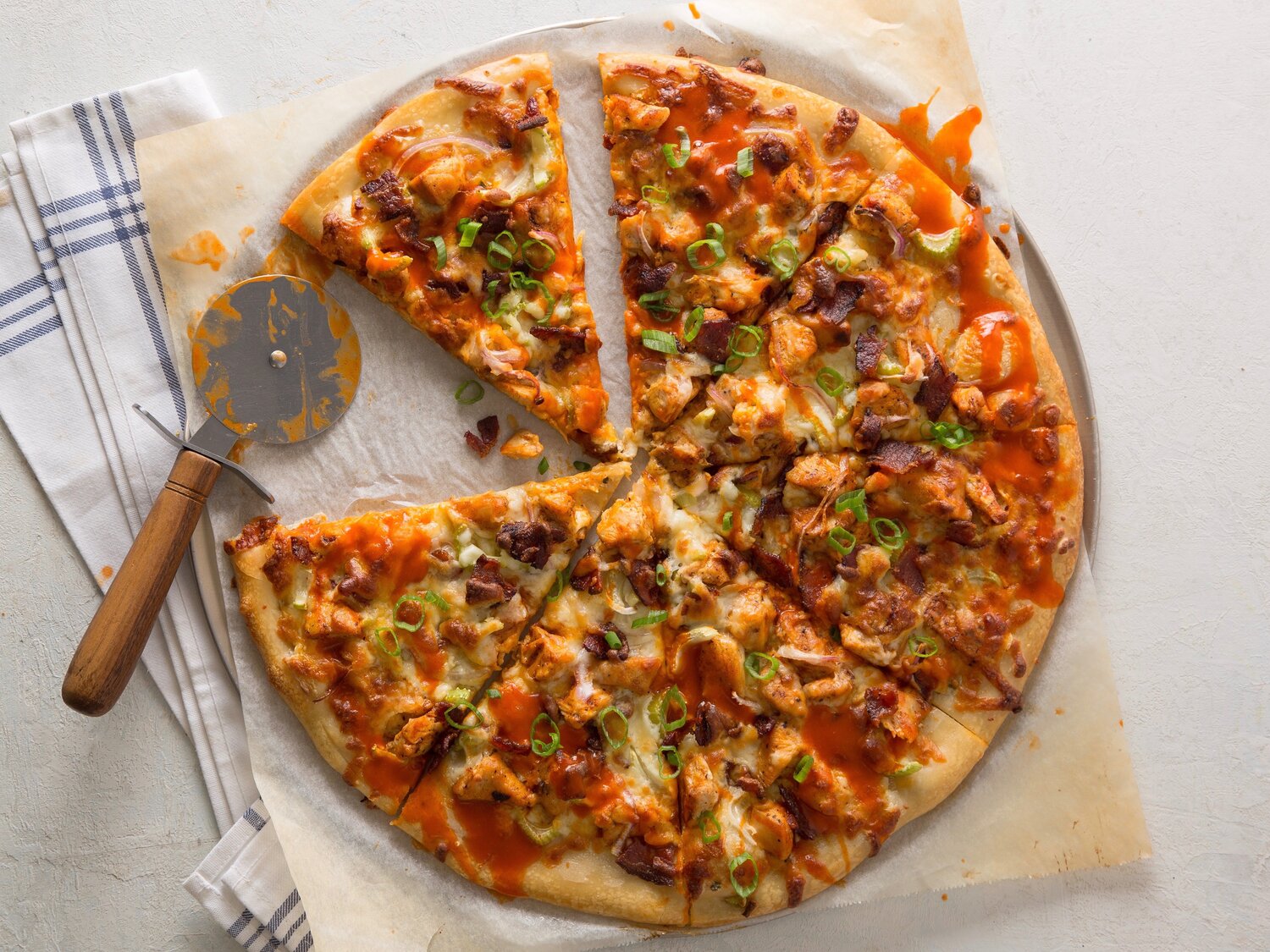 Buffalo Chicken Wing Pizza
