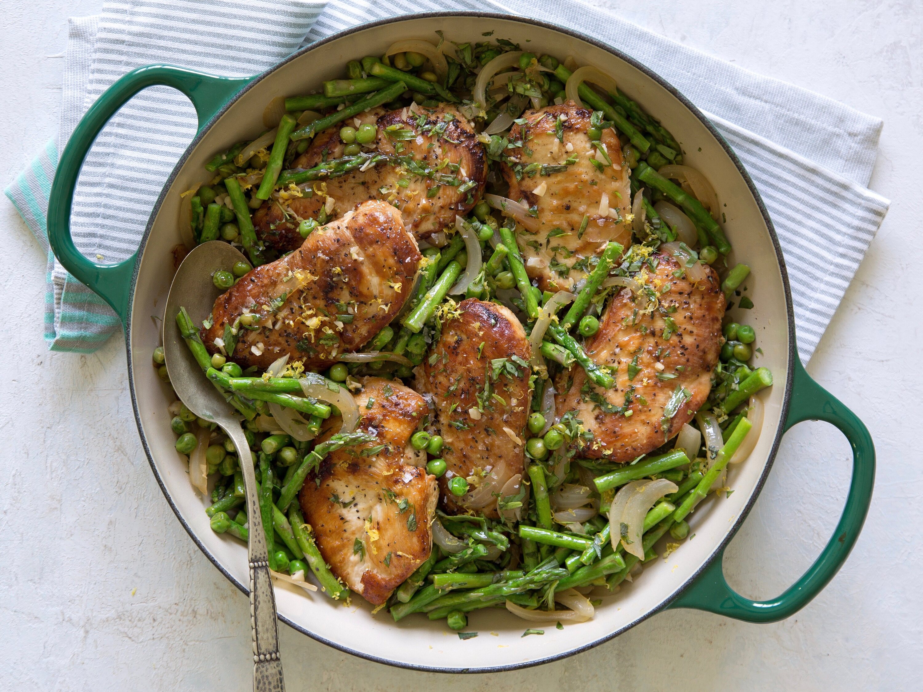 Chicken and Spring Vegetables