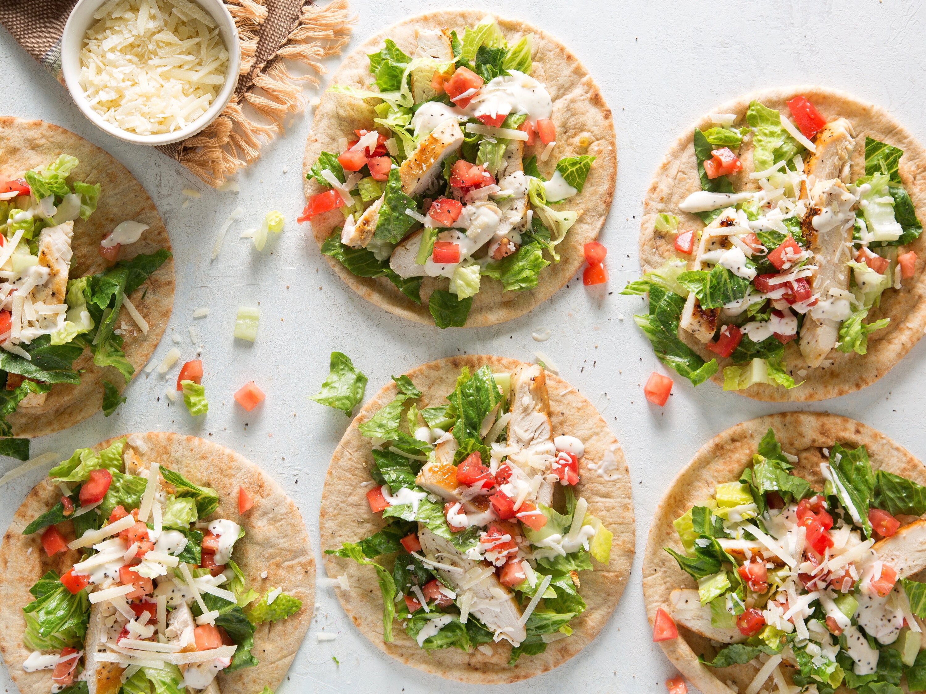 Chicken Caesar Wraps